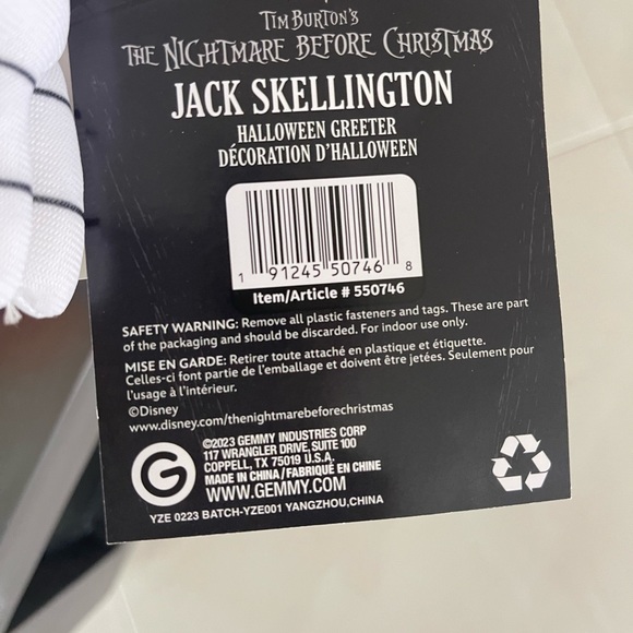 Gemmy Industries Corp. | Holiday | The Nightmare Before Christmas Jack ...